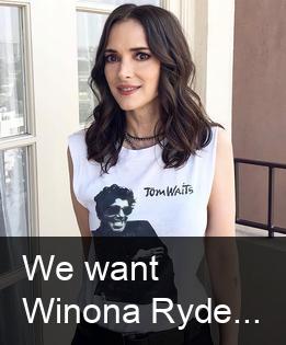 We want Winona Ryder on Instagram!!!